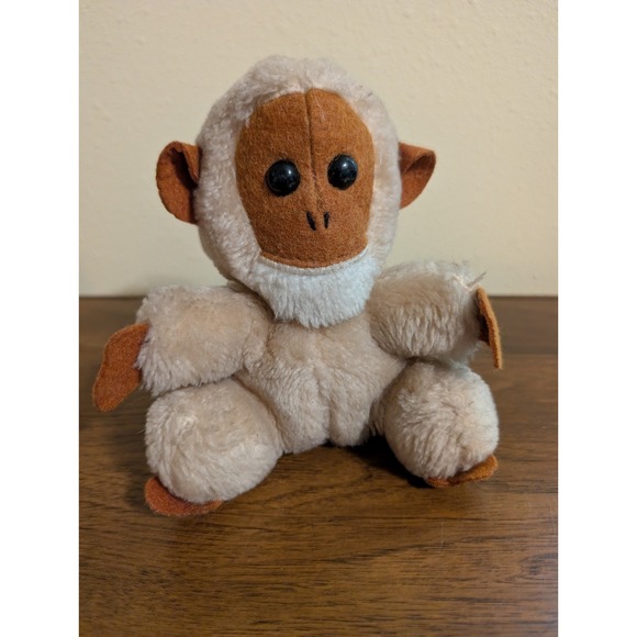 Dakin | Toys | Vintage Dakin Magpie Monkey 976 Beige 6 Stuffed Animal ...